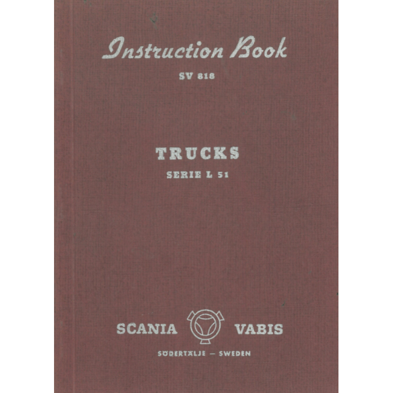 Scania Serie L 51, 2. Edition 1957, english, Instruction Book S